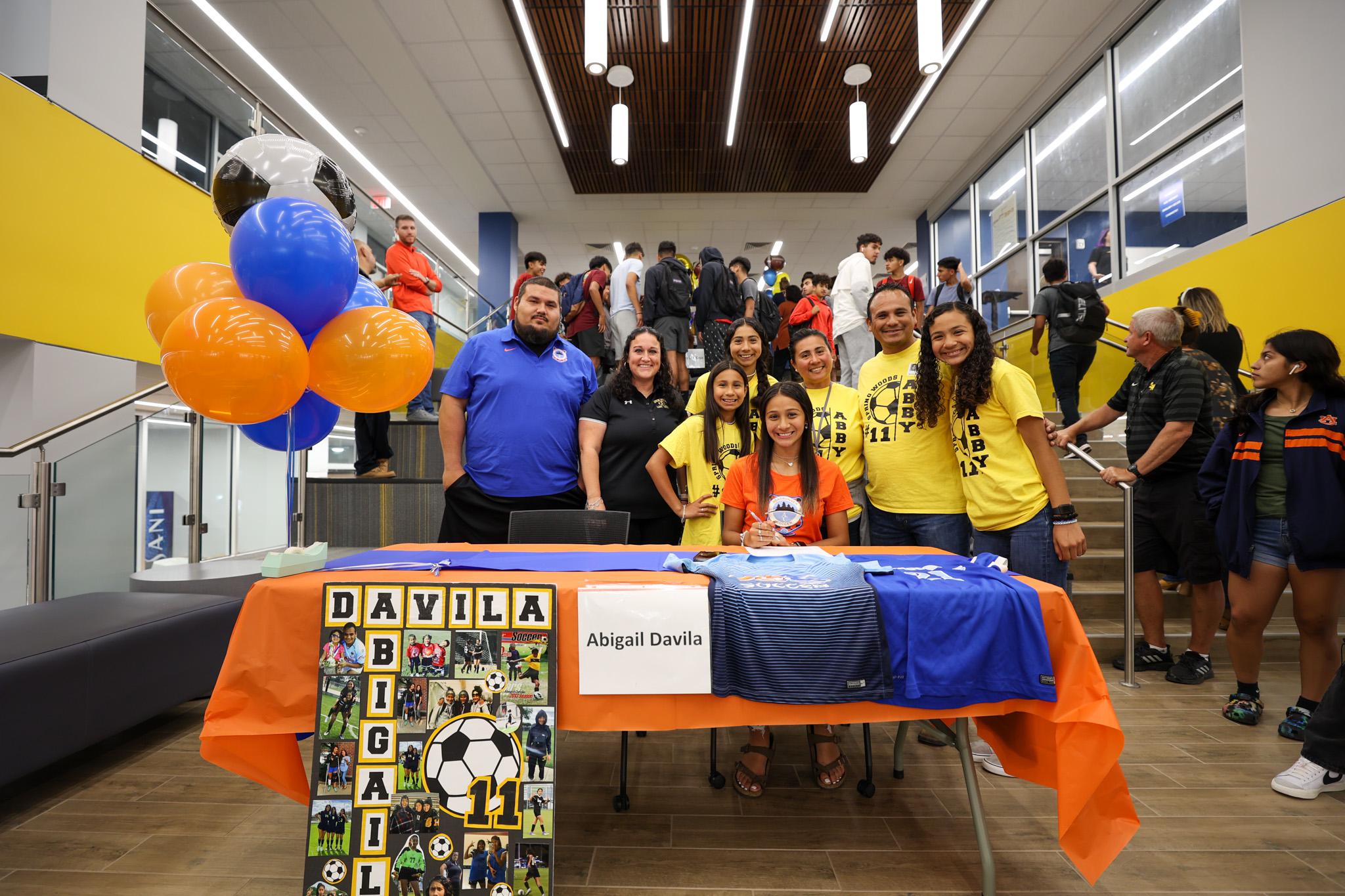 Spring Woods celebrates six student-athletes signing to play college sports