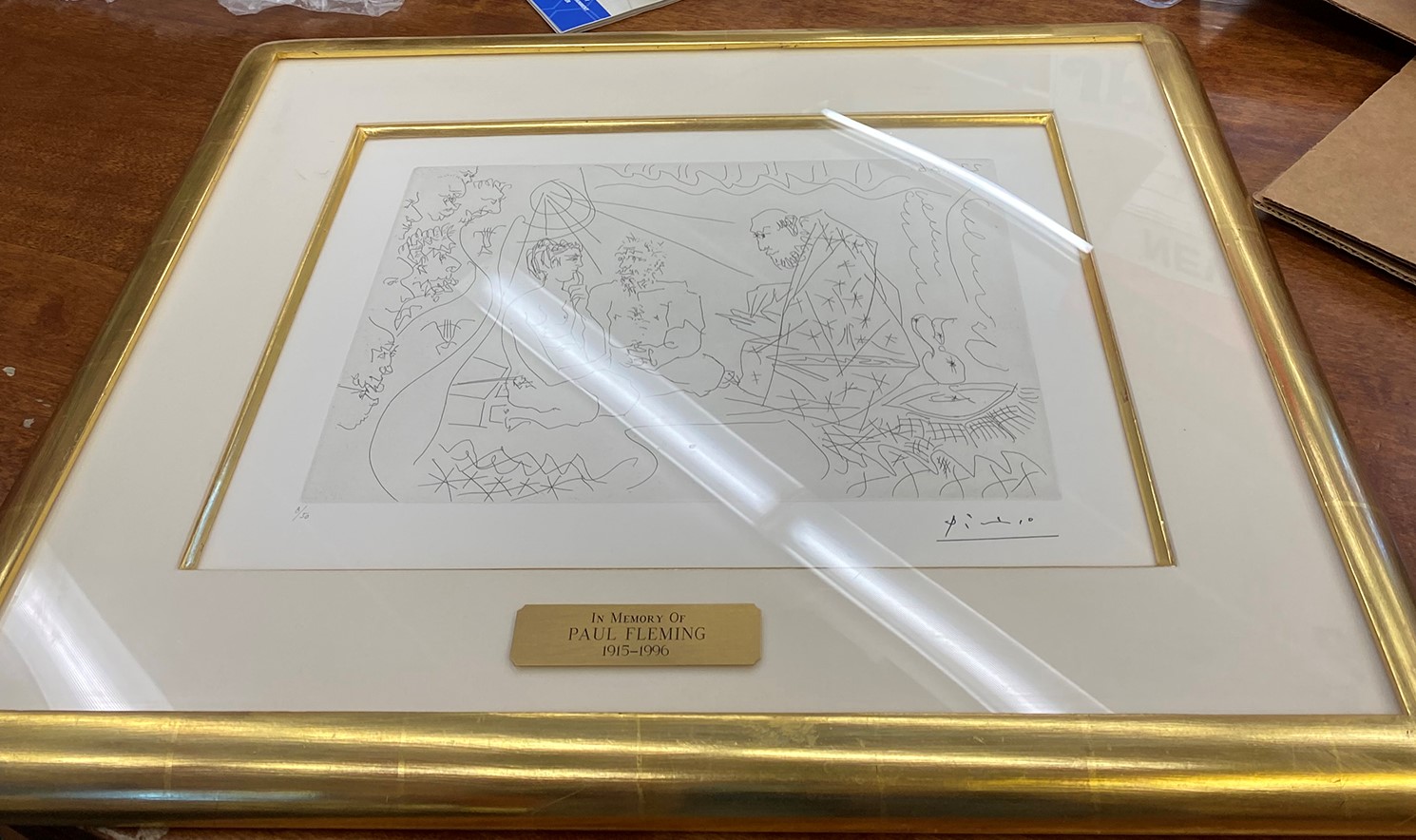 Jerseyville library sells Picasso etching