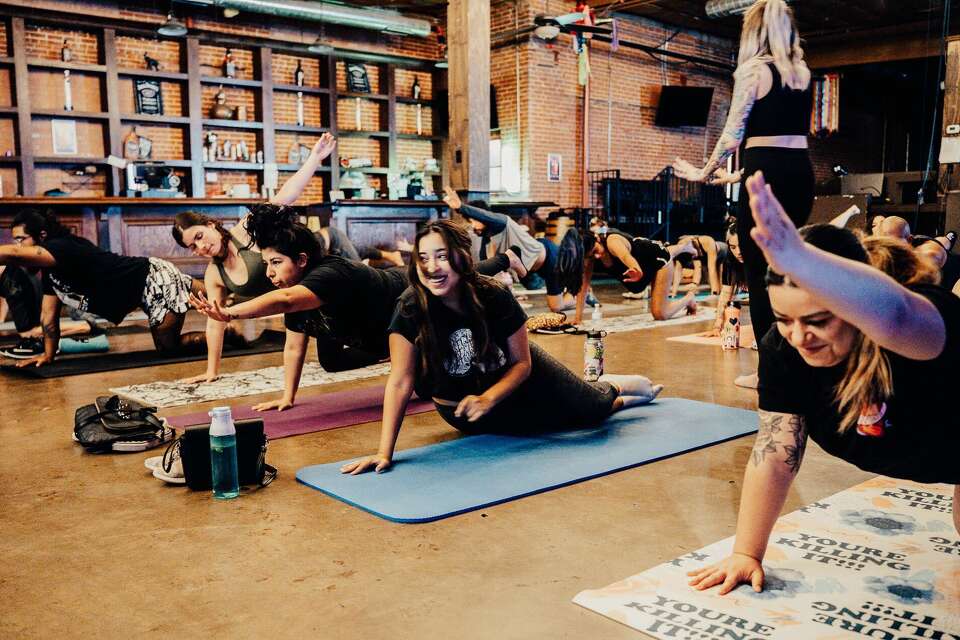I tried and cried while practicing Emo Yoga in San Antonio
