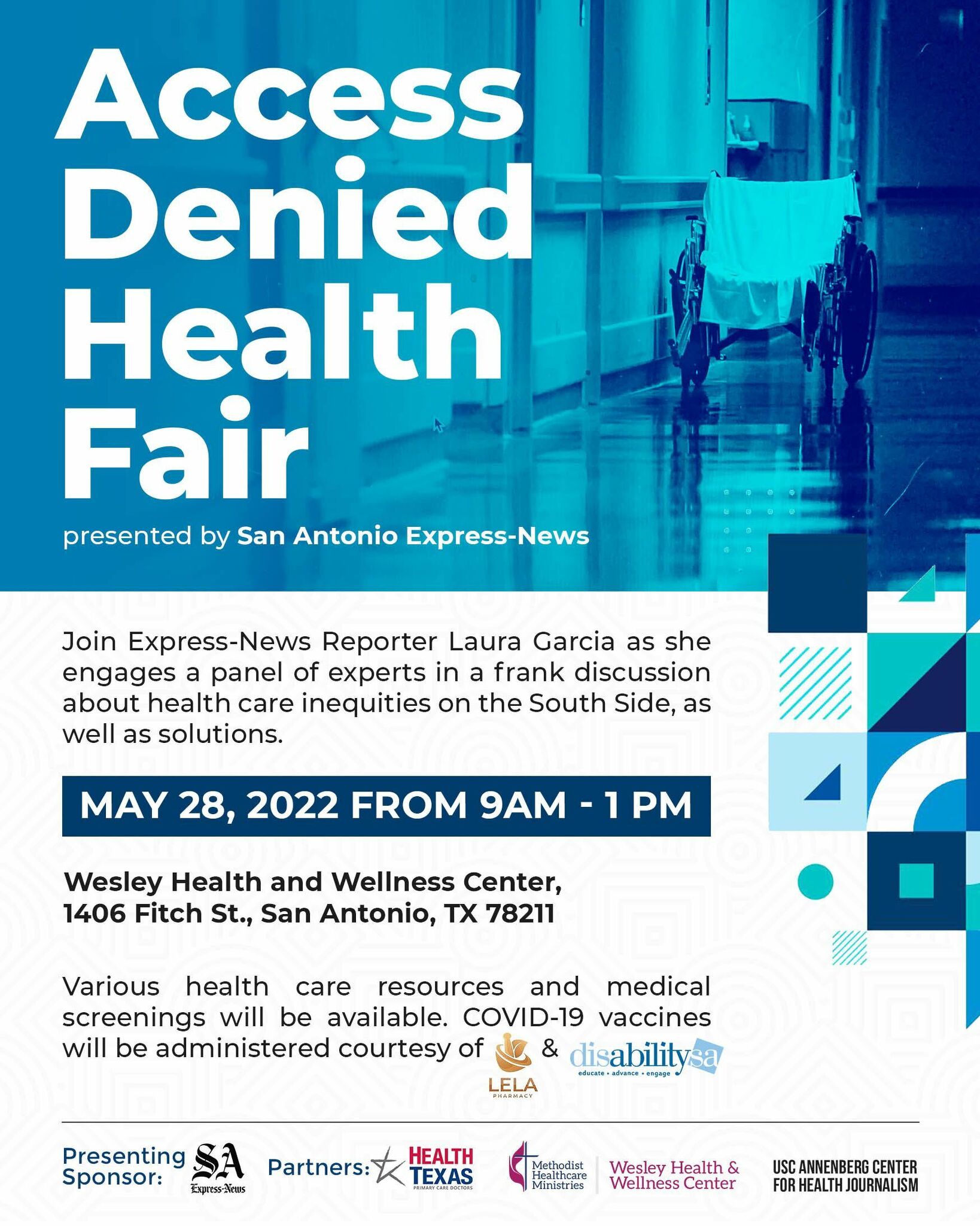 Join us for a free San Antonio community health fair on May 28