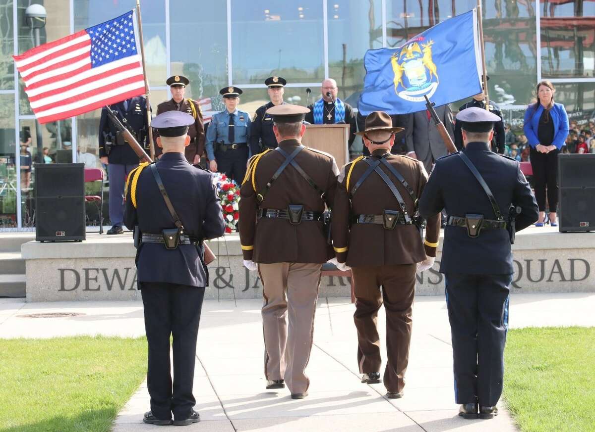 Annual Police Memorial, Ferris State University, Big Rapids, May 10 ...