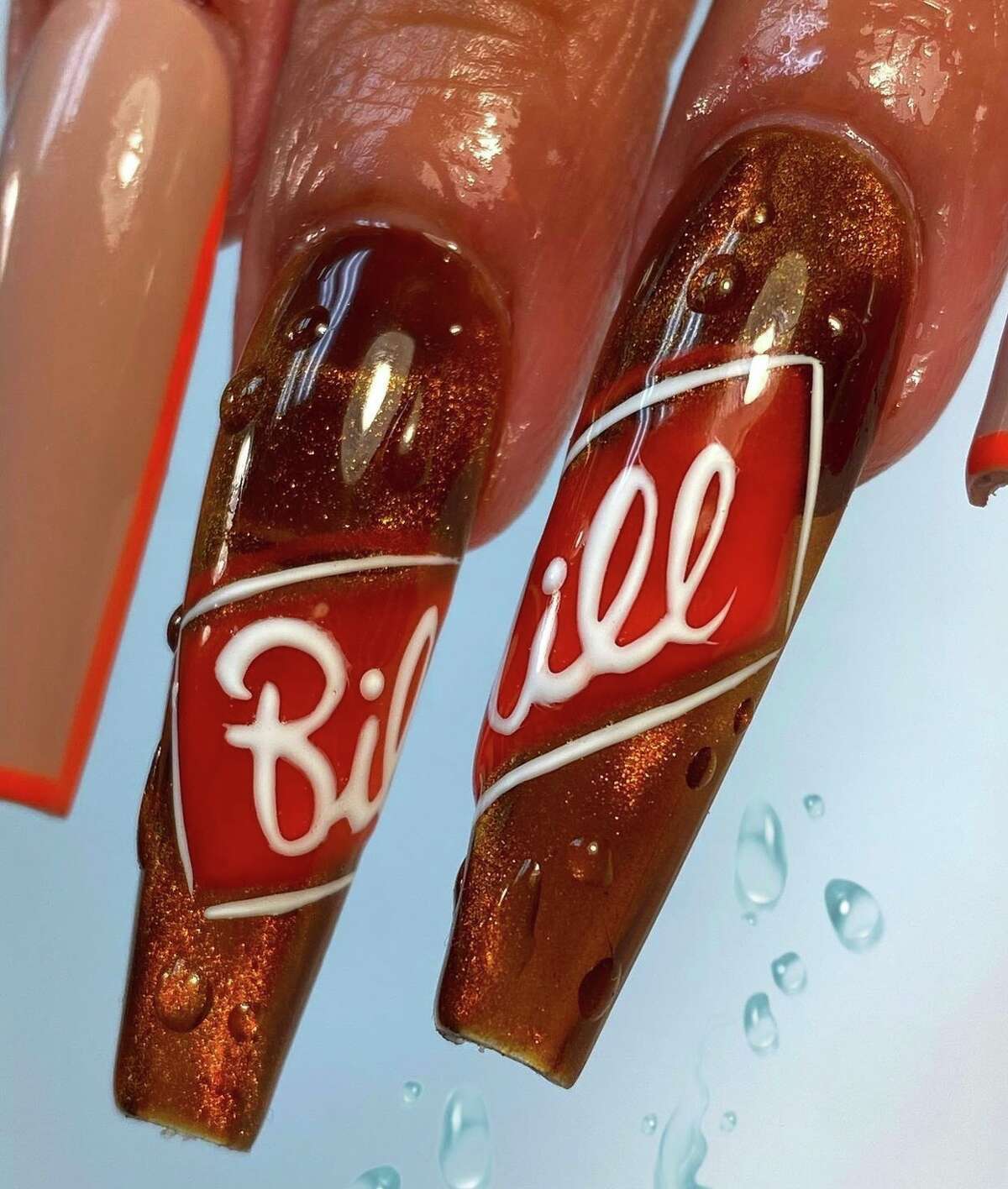 San Antonio nail artist creates a set dedicated to Bill Miller sweet tea