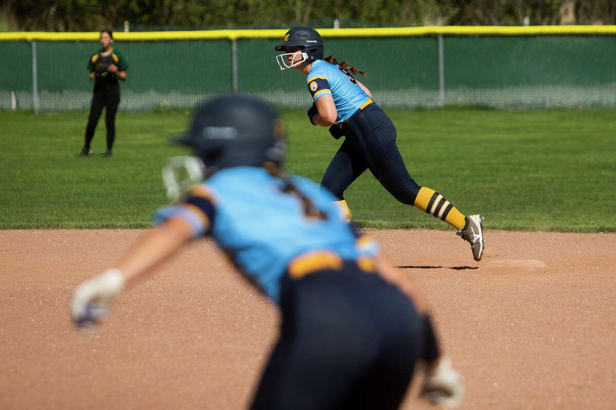 Midland High School vs. H. H. Dow High School softball