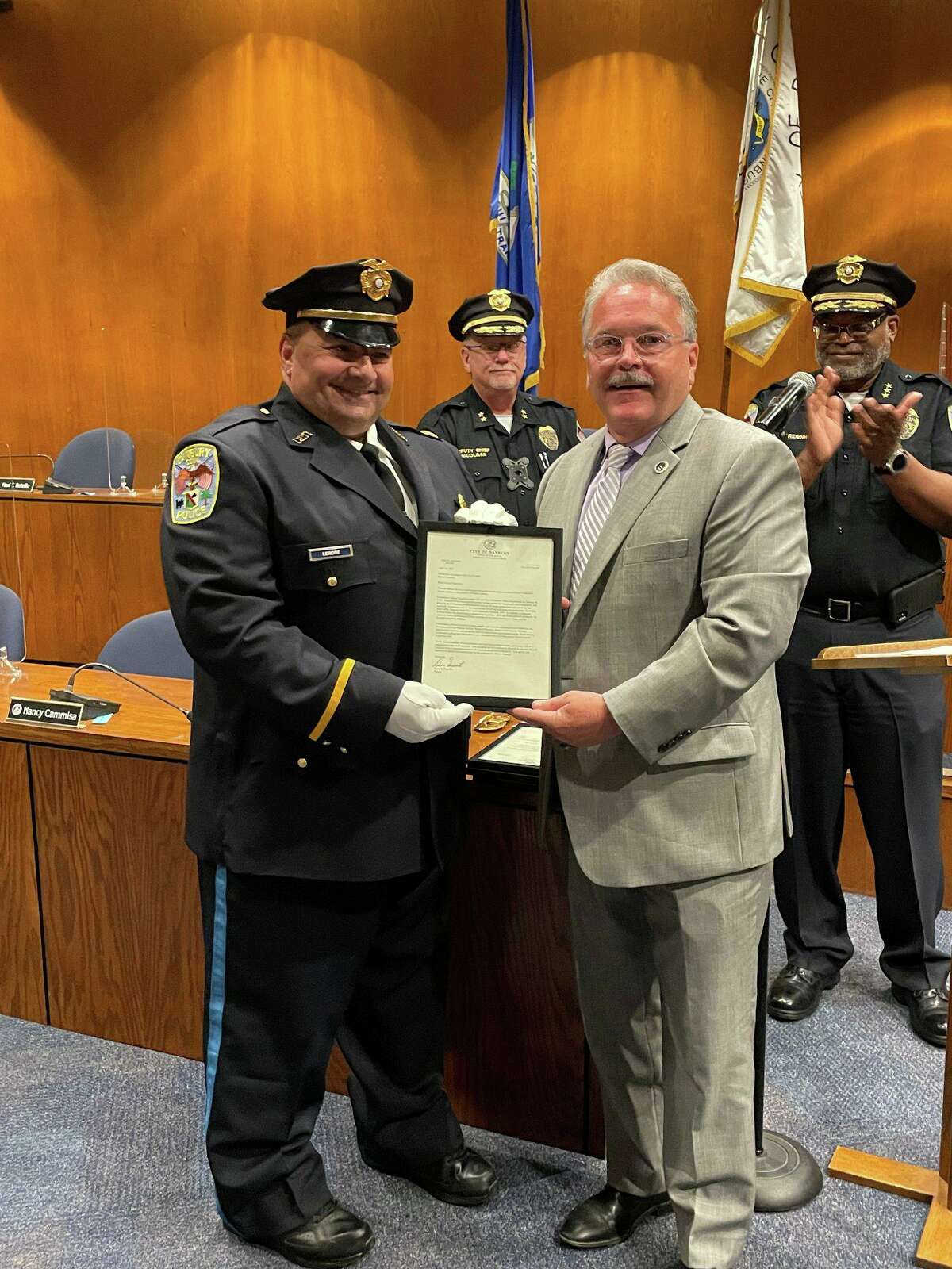 Four promoted on Danbury police force