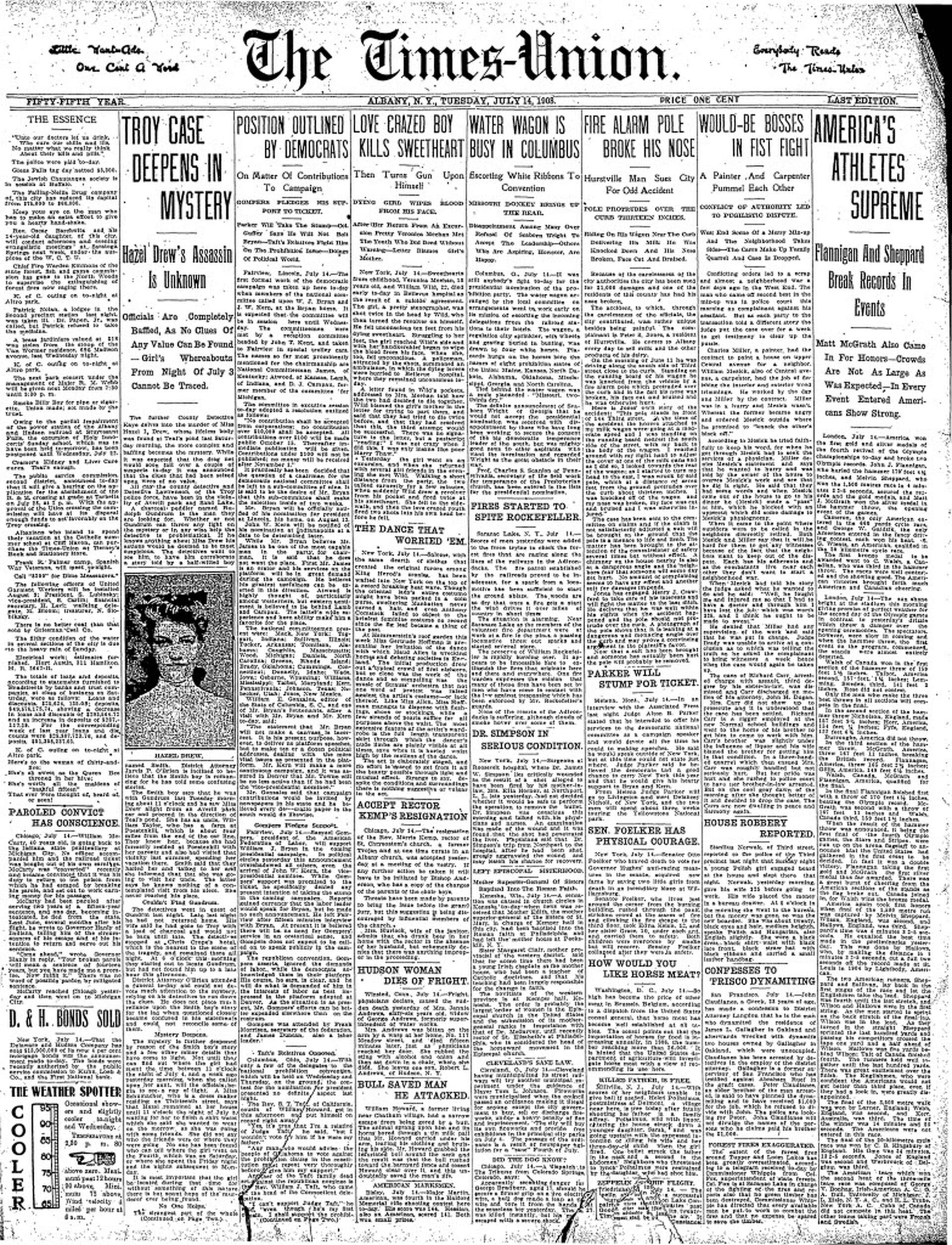 New film 'solves' local 1908 murder case that inspired 'Twin Peaks'