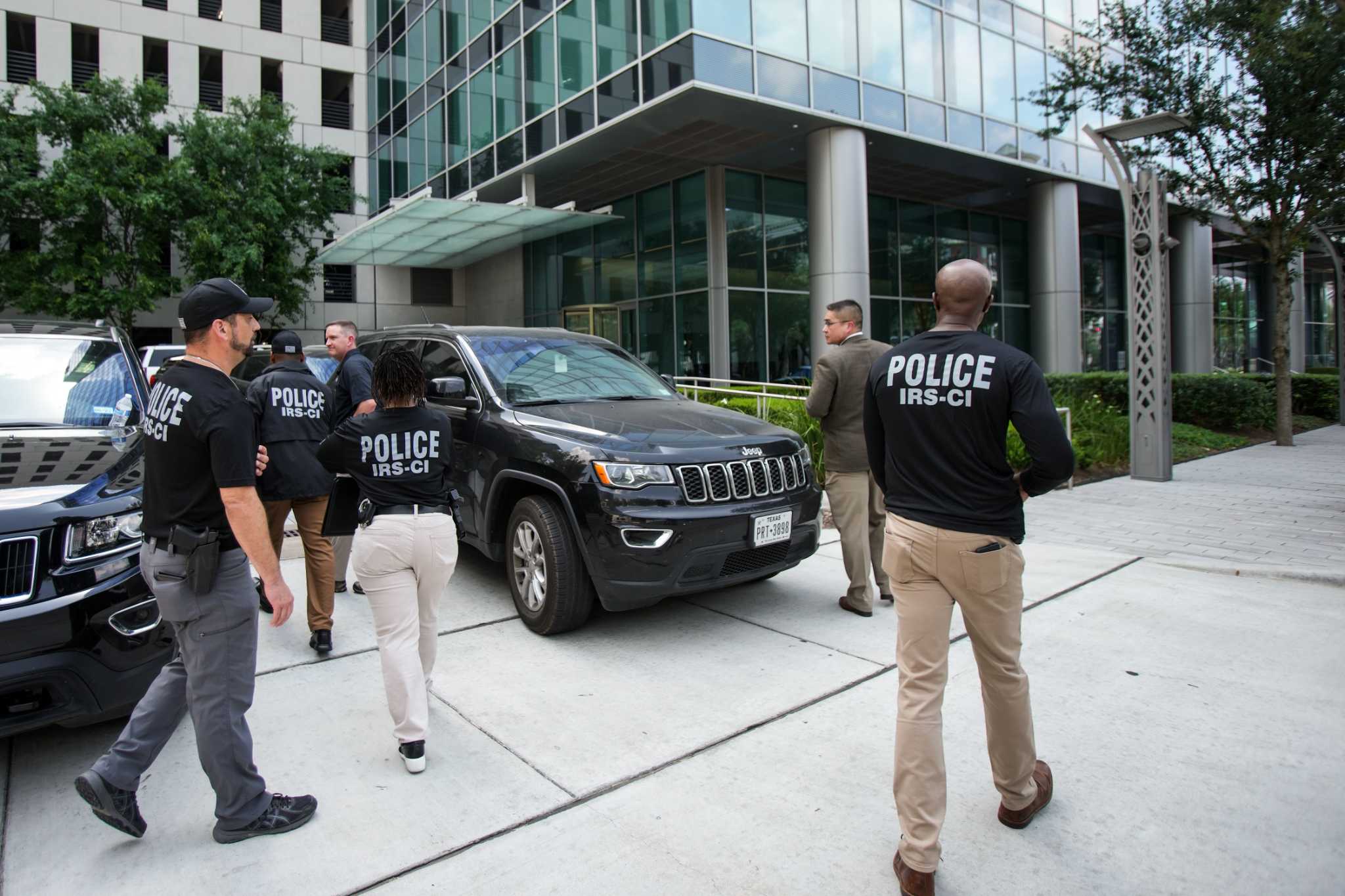 IRS Agents Swarm Galleria area Office Building IRS Agents Swarm Galleria area Office Building
