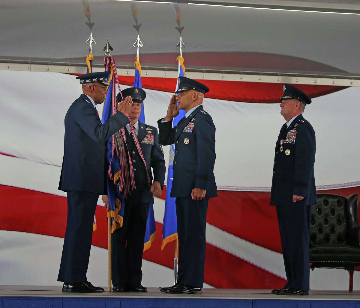 Air Force’s San Antonio-based training command welcomes new leader