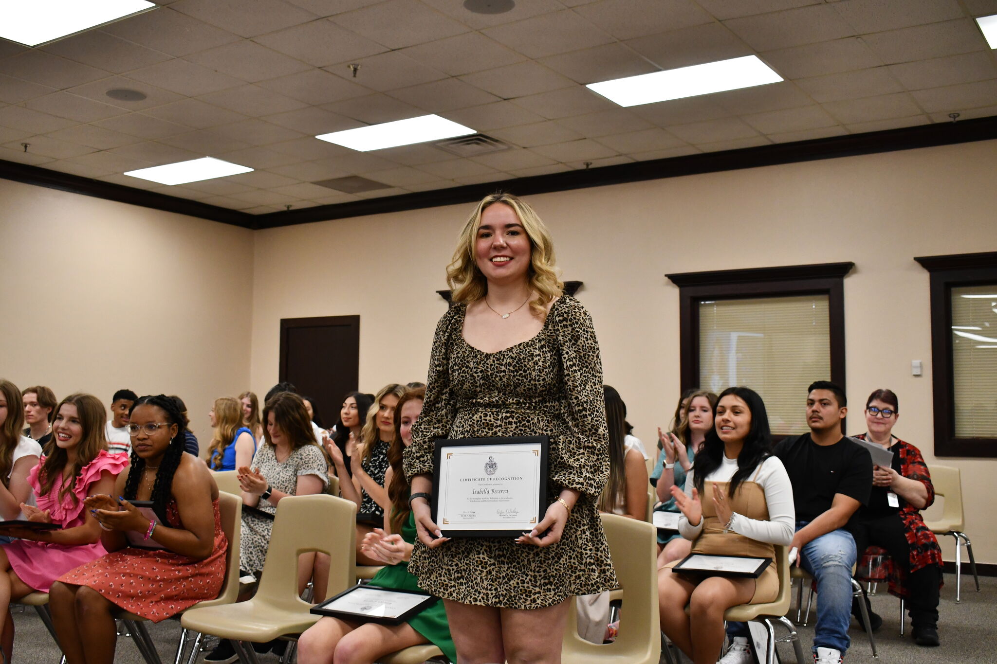 School Board recognizes Plainview HS honor grads, scholarship recipients