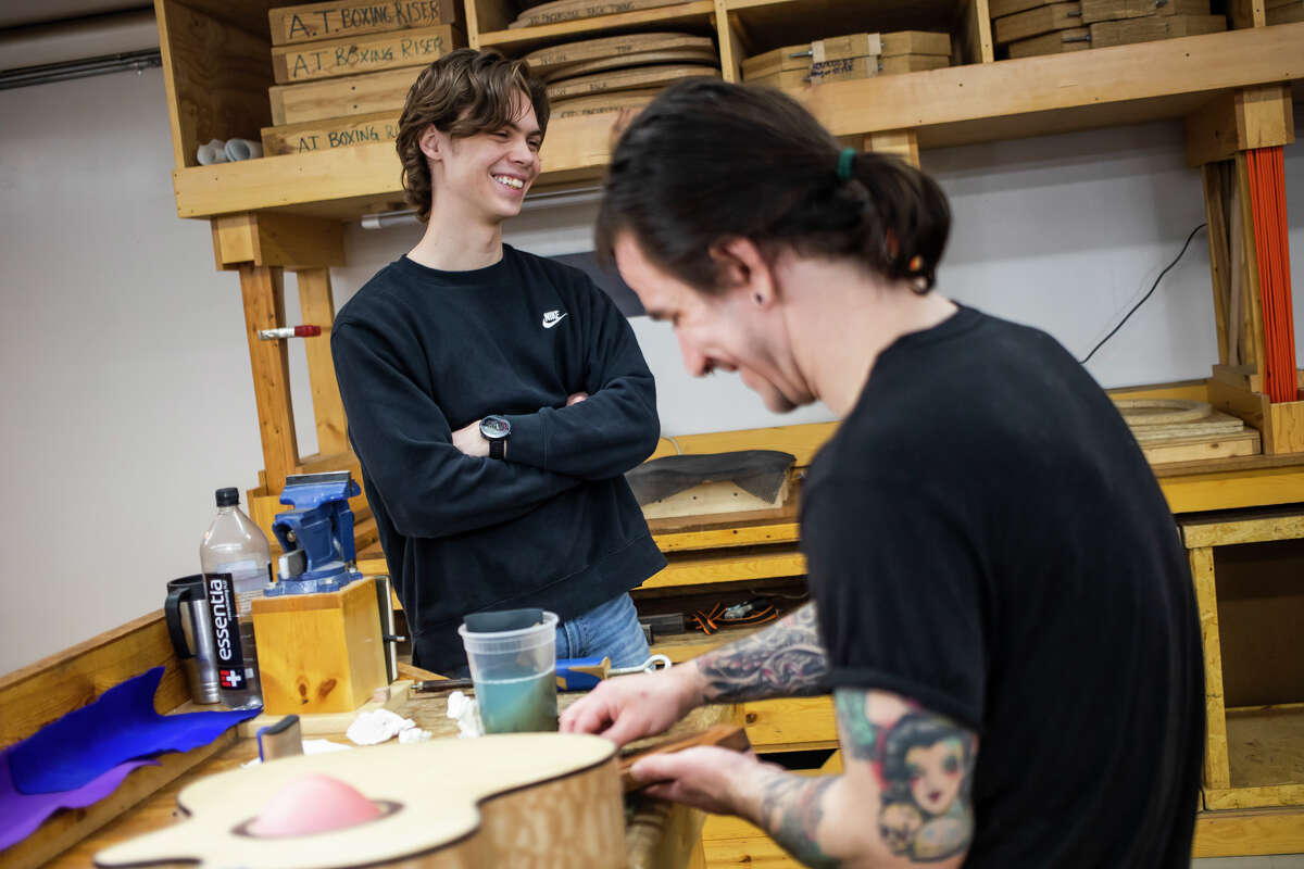 World-renowned luthiers practice woodworking craft in rural mid-Michigan