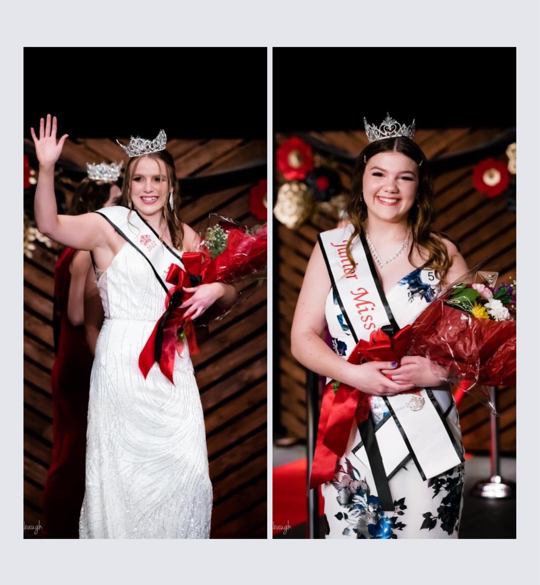 The first Miss Sanford and Junior Miss Sanford crowned