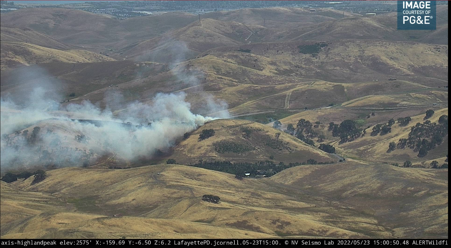 Highland Fire breaks out in inland Contra Costa County