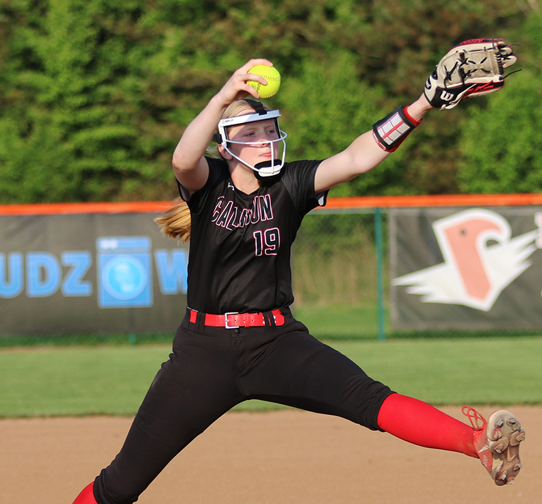 MONDAY SOFTBALL ROUNDUP: Calhoun wins seventh regional in row