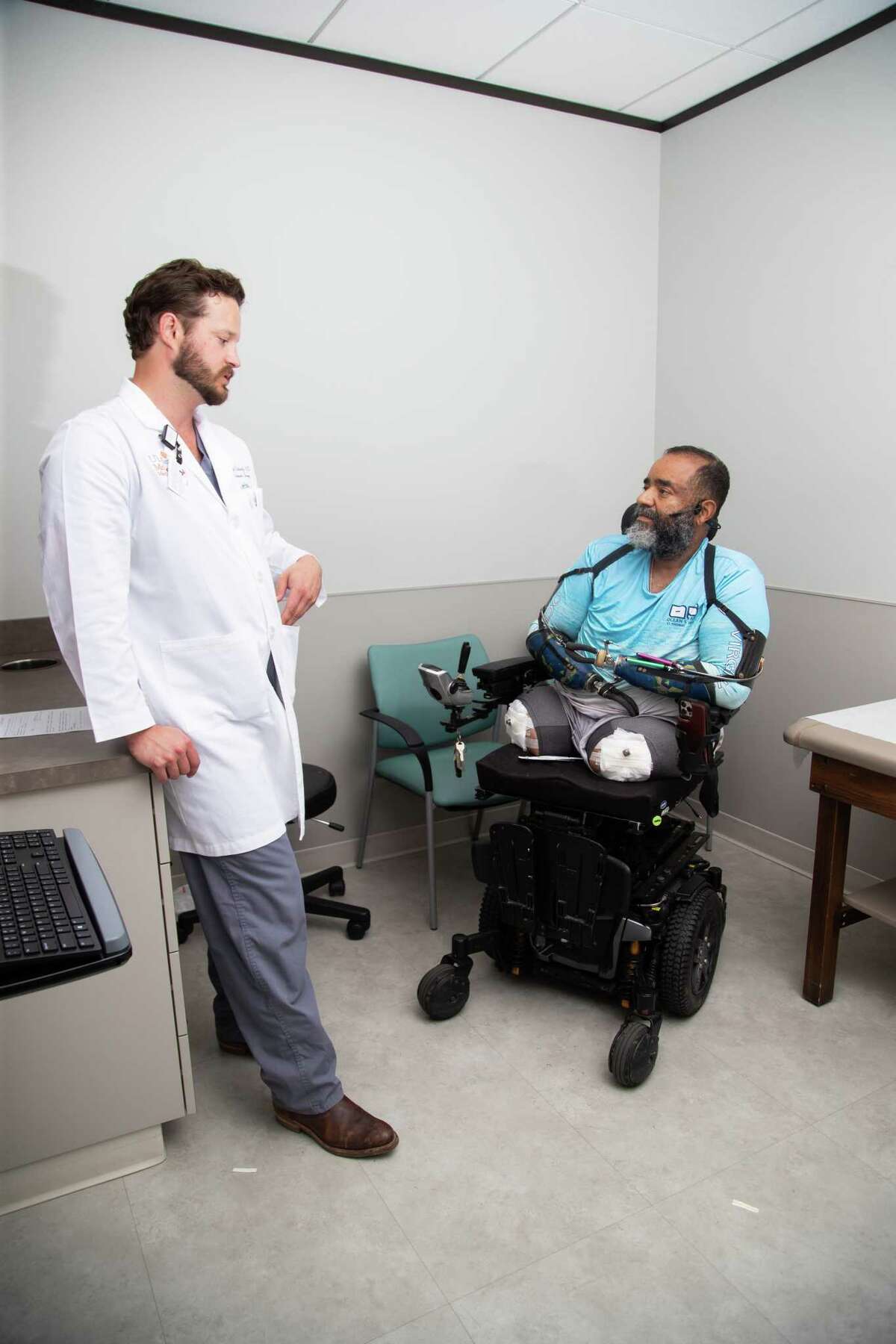 Rare procedure gives quadruple amputee a future with pain-free prosthetics