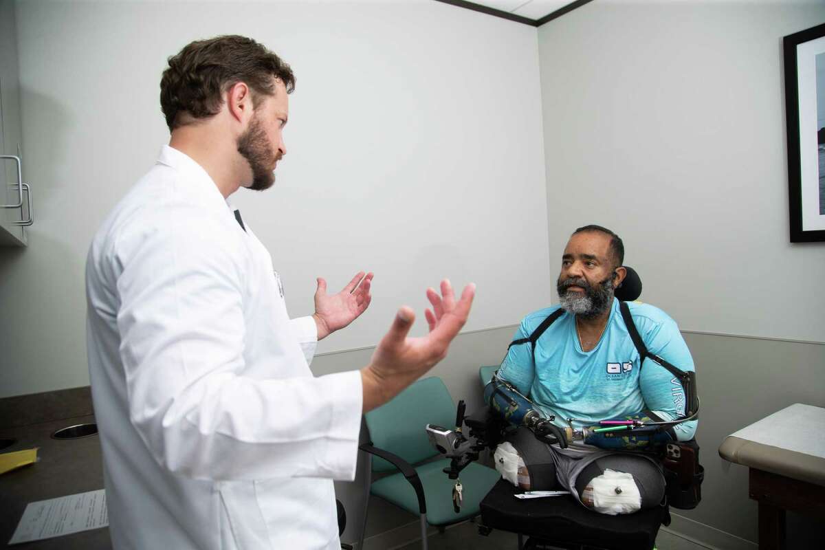 Rare procedure gives quadruple amputee a future with pain-free prosthetics