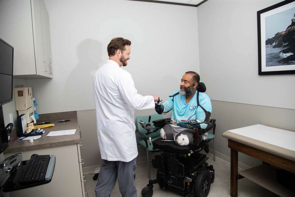 Rare procedure gives quadruple amputee a future with pain-free prosthetics