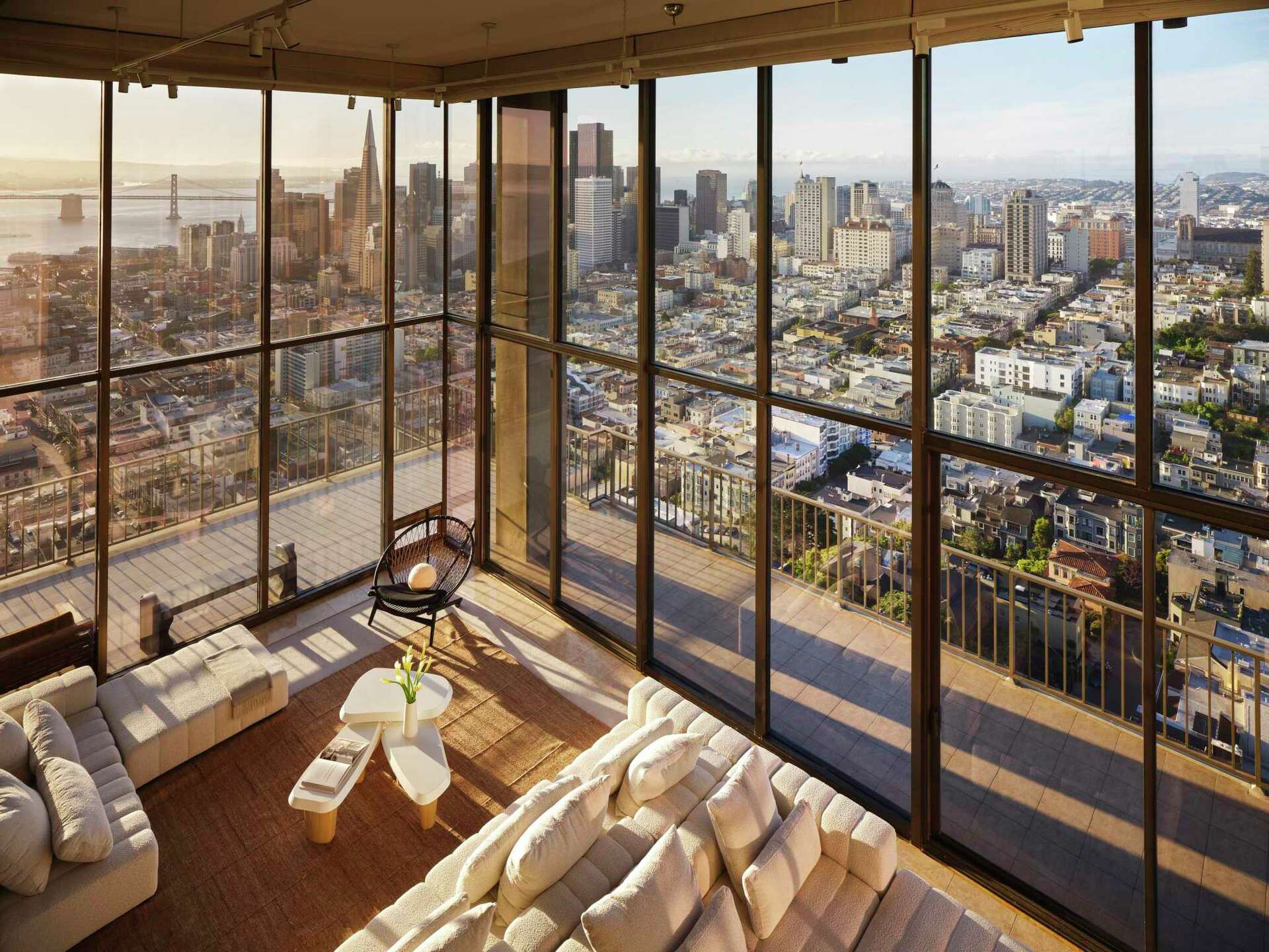 See the S.F. luxury penthouses owned by George and Charlotte Shultz ...
