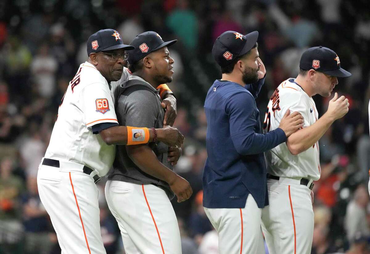 Houston Astros pitchers combine for win over Cleveland Guardians