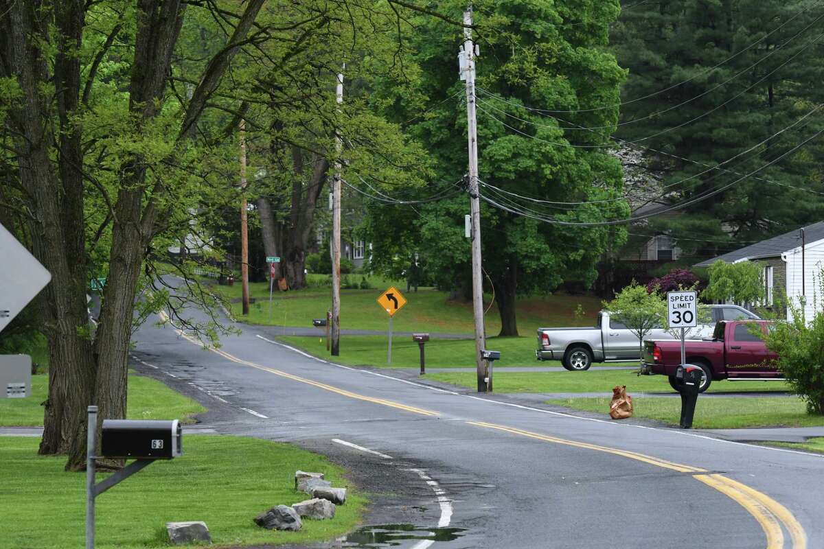 When will Colonie restripe newly paved roads?