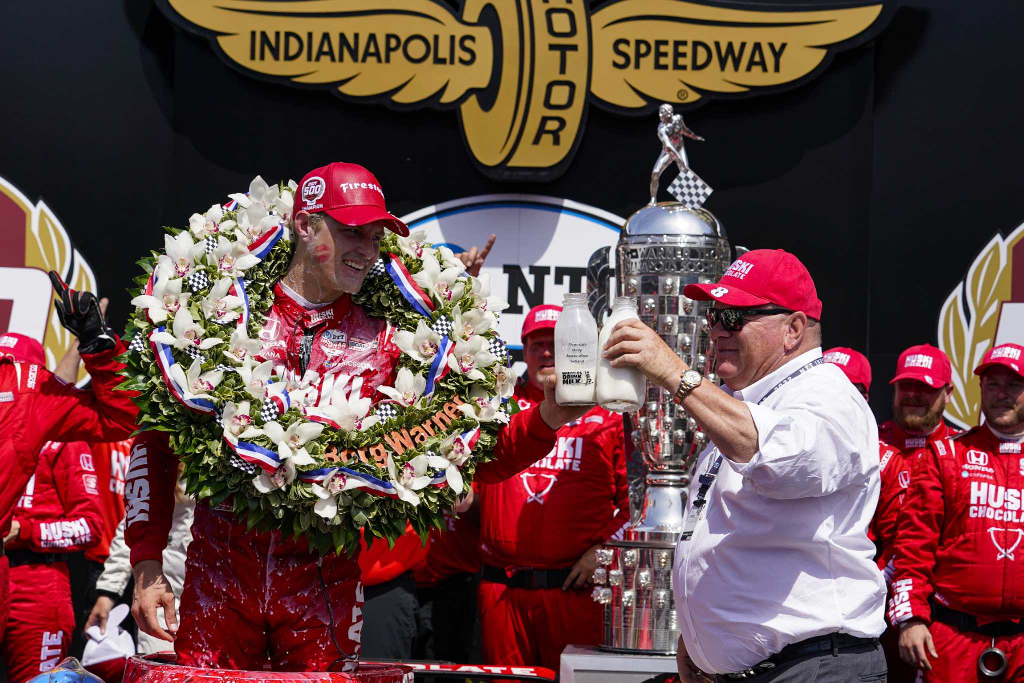 Indianapolis 500: Marcus Ericsson holds on for biggest career win
