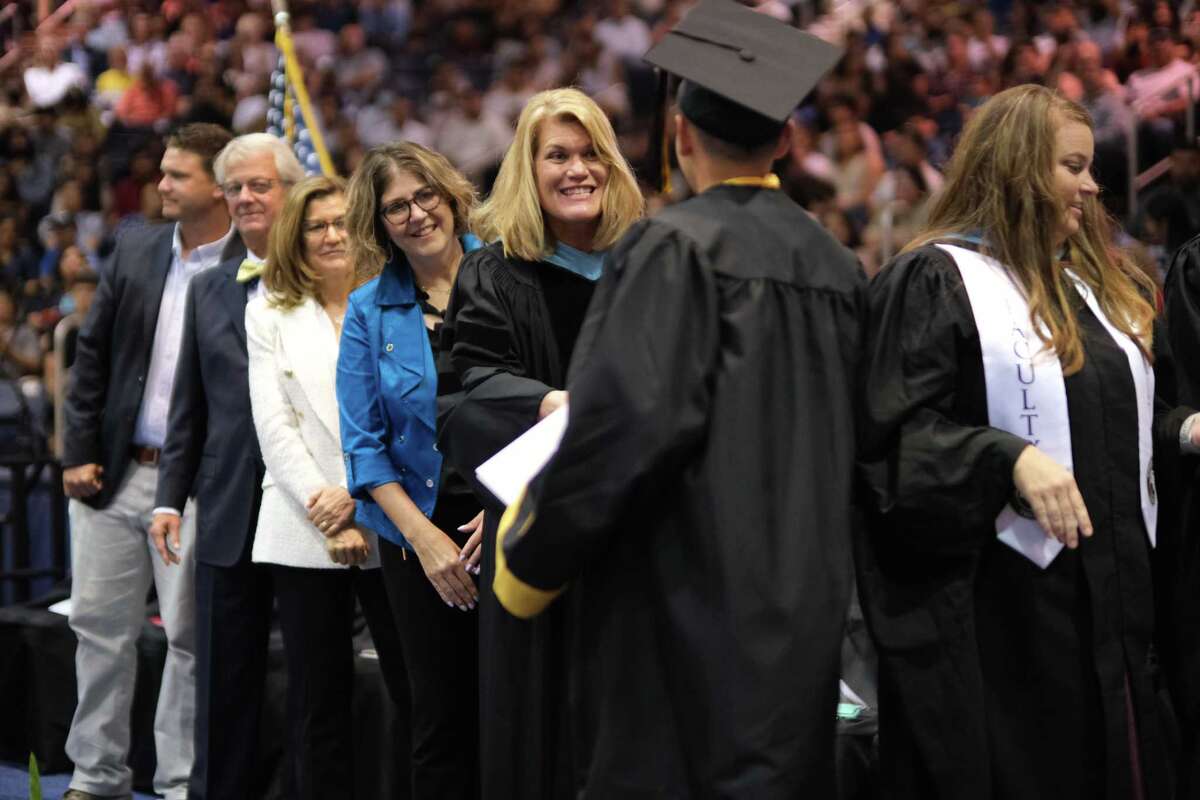 A look at some of the photos from the Spring Branch ISD graduation ...