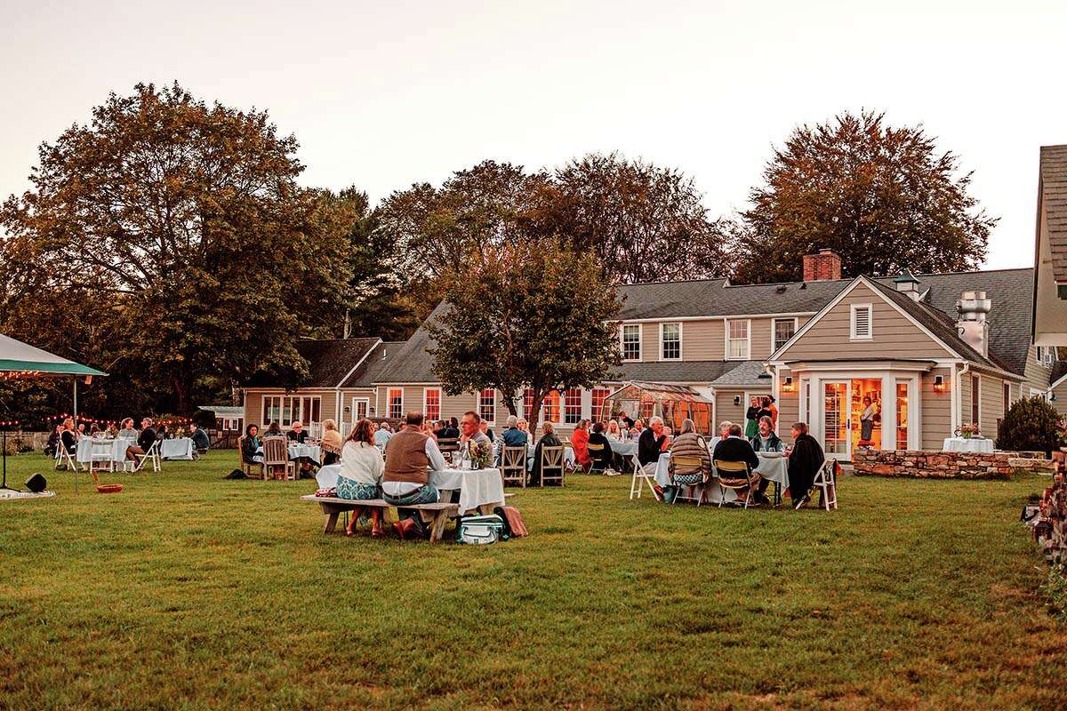 Dine alfresco at a Connecticut farm-to-table dinner this summer