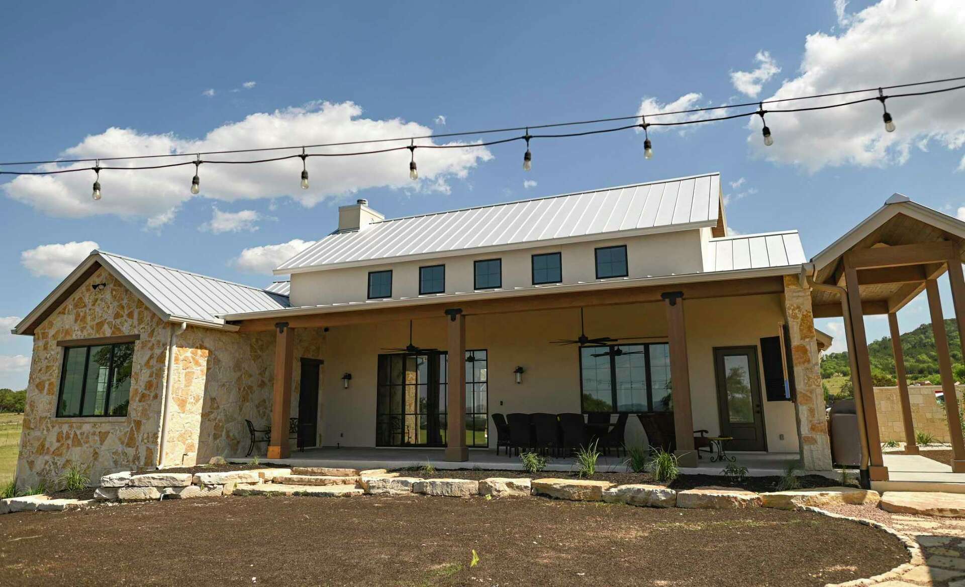 Historic Hill Country style meets mod in custom Comfort home