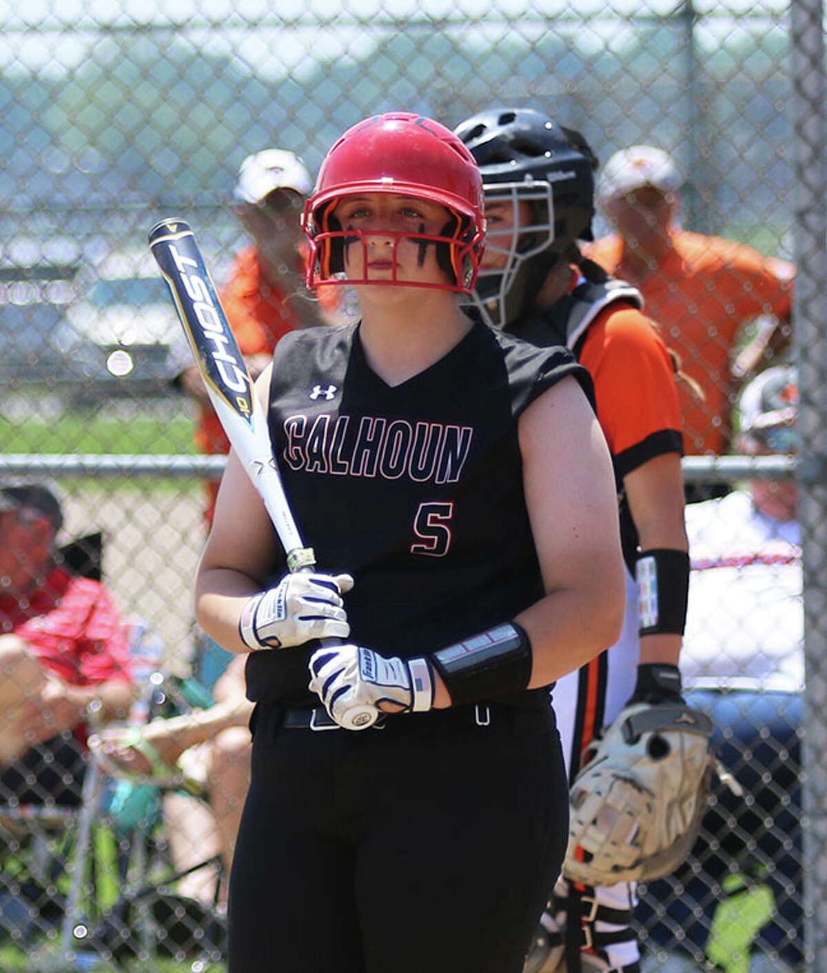 The torch for Calhoun softball passes from seniors Kylie Angel and Ella ...