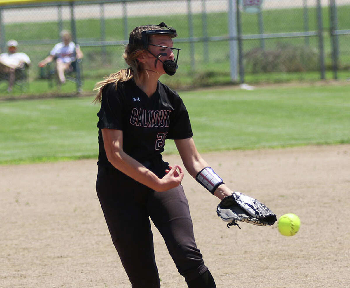 The torch for Calhoun softball passes from seniors Kylie Angel and Ella ...