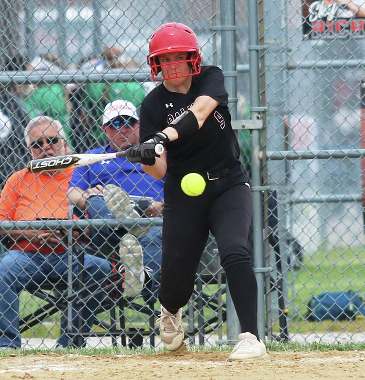 The torch for Calhoun softball passes from seniors Kylie Angel and Ella ...
