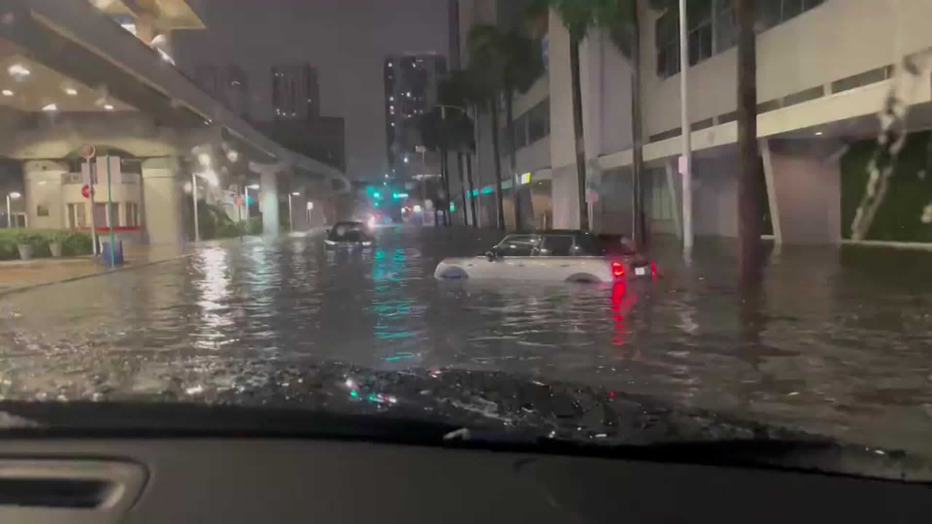 Video: Tropical system brings major flooding to South Florida