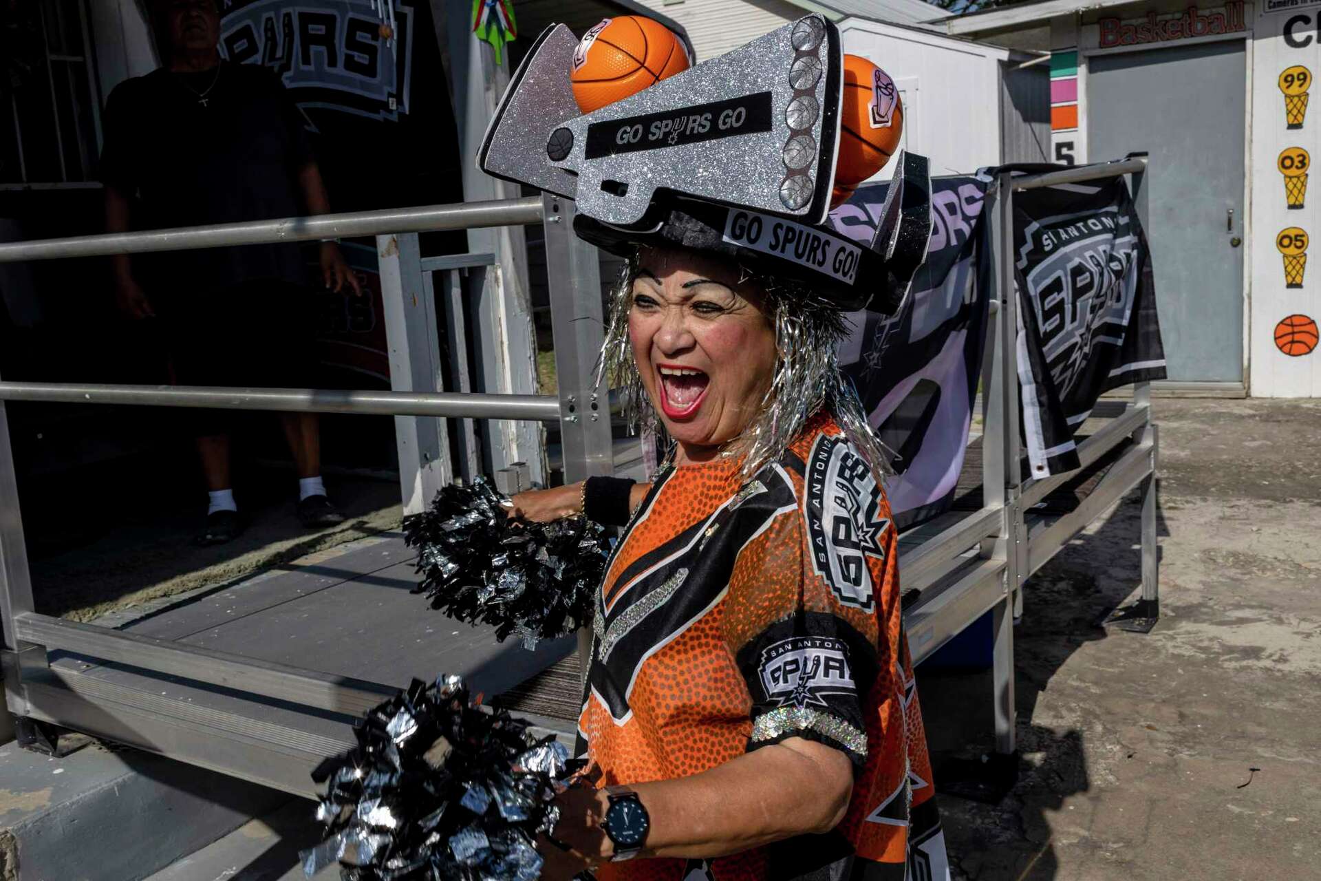 'Spurs Lady': Her life revolves around the Silver and Black