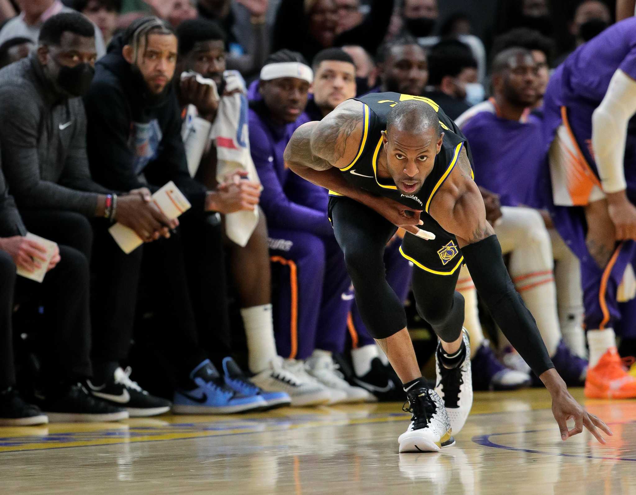Warriors’ Andre Iguodala ruled out for Game 2 of NBA Finals