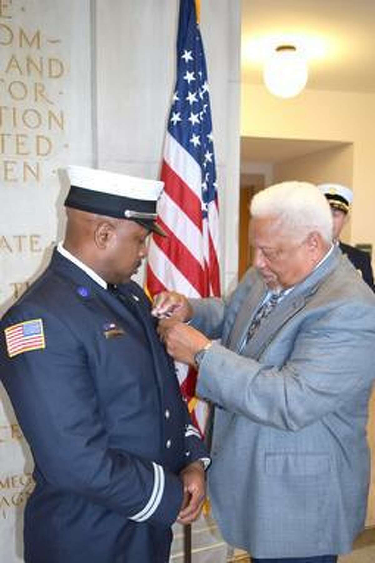 Hamden Fire Department promotes first Black captain