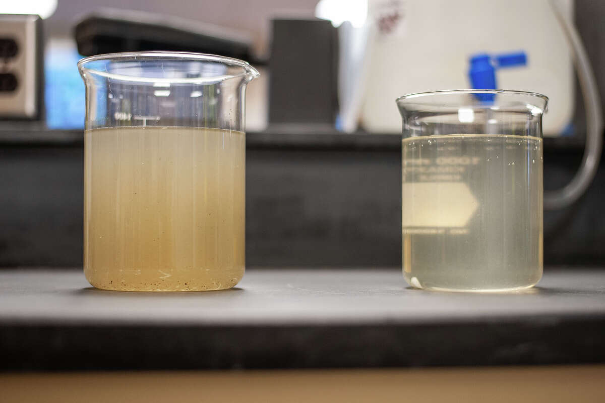 A look behind Midland's wastewater treatment plant