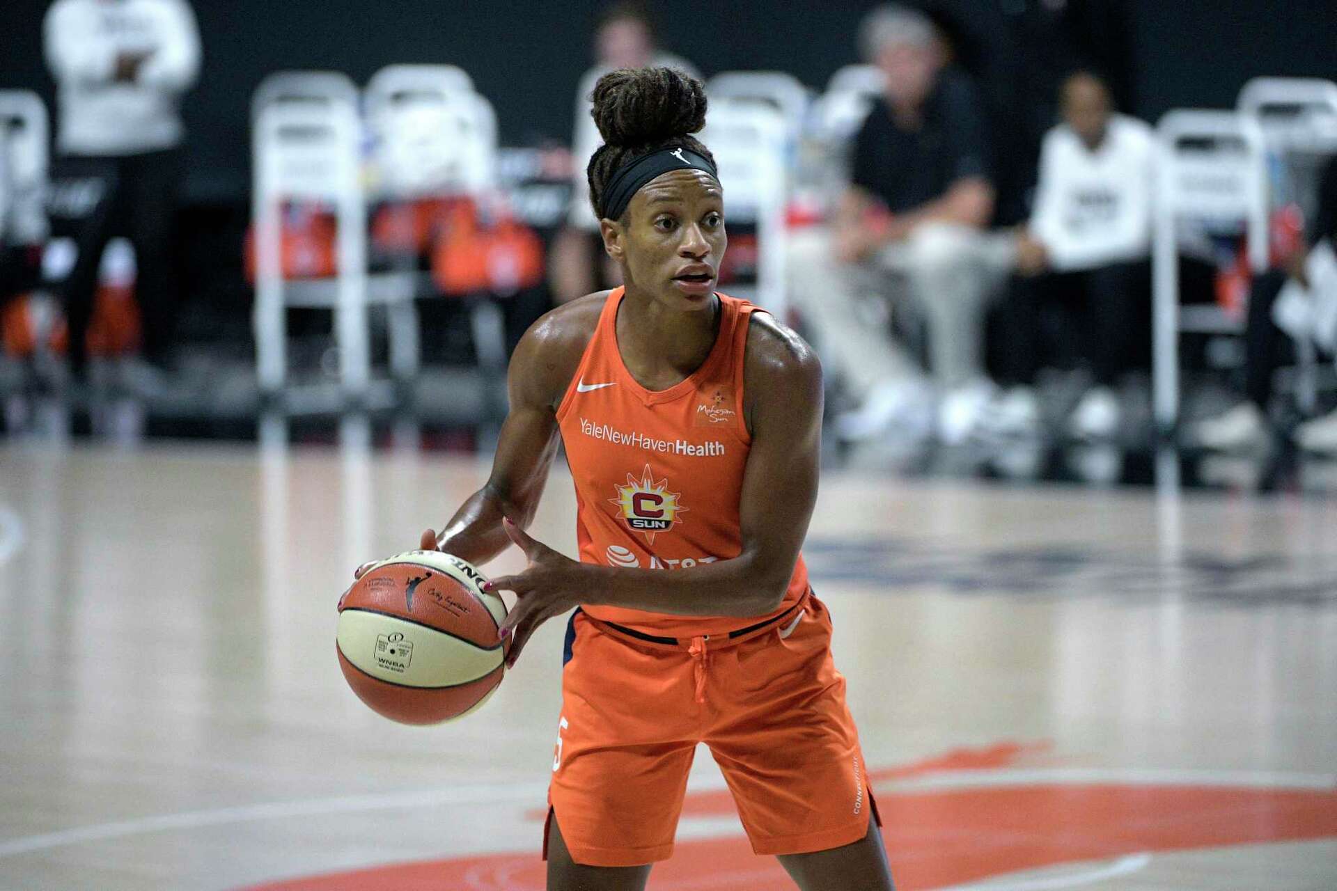 CT Sun’s Natisha Hiedeman supports fiancée Jasmine Thomas through ...