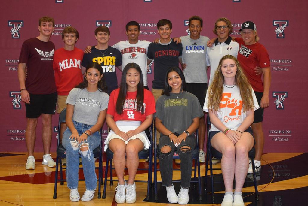 Katy ISD student-athletes signed with colleges in May