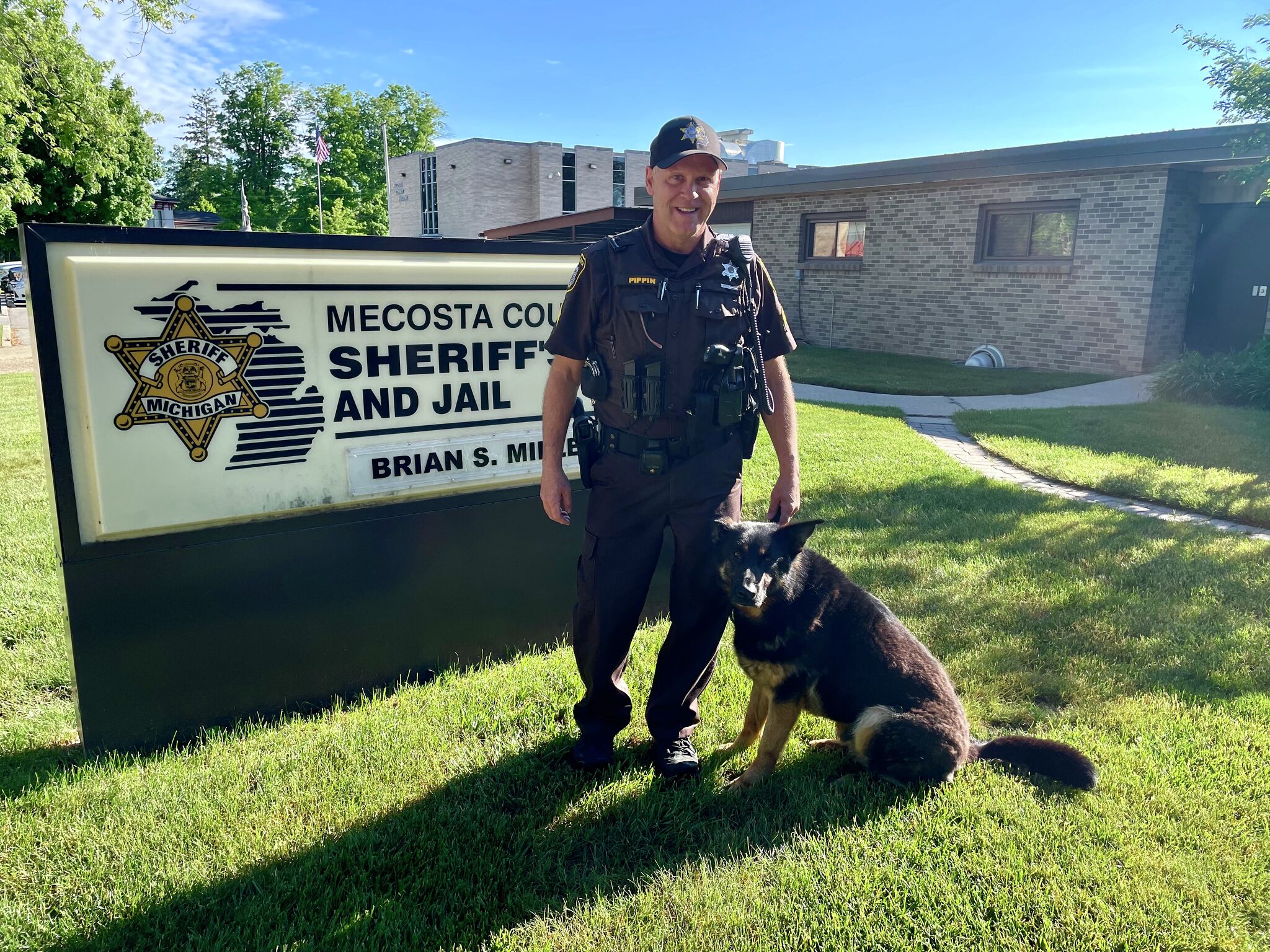Mecosta County Sheriff’s K-9 gets new handler Sgt. Charlie Pippin