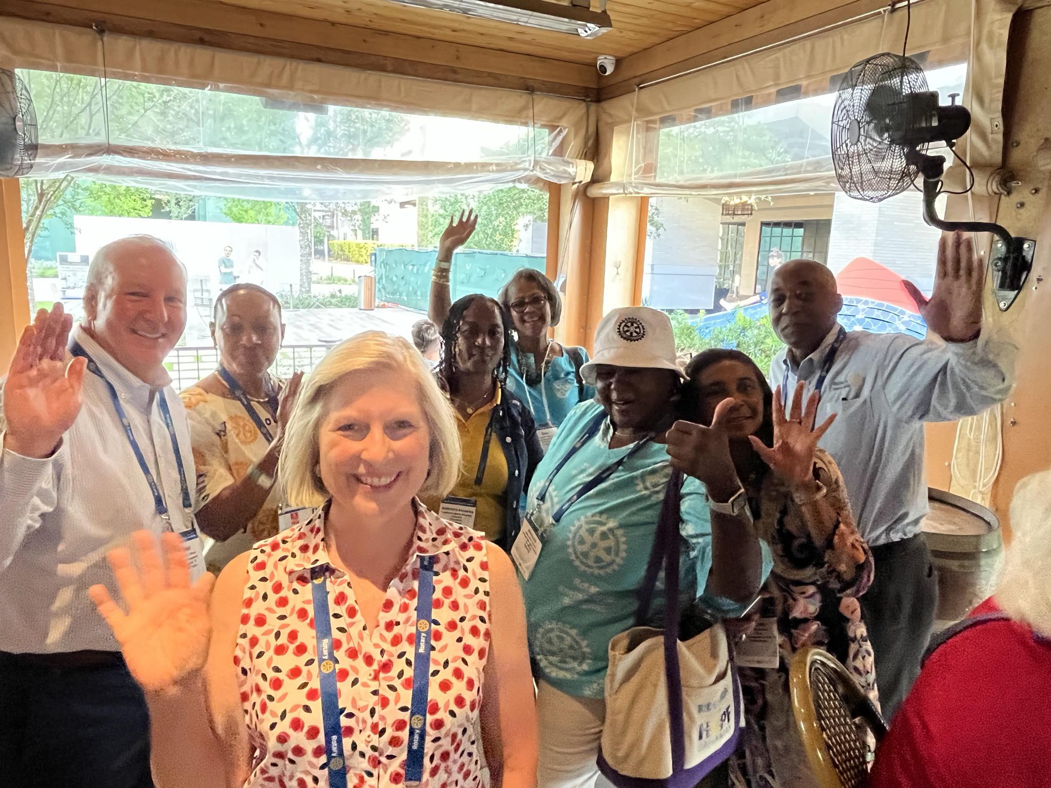 A Rotary Moment: Rotarians from around the world converge on Houston
