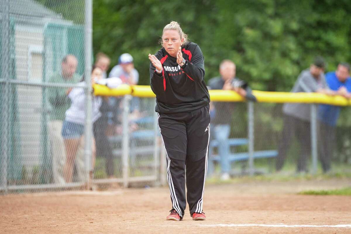 Masuk (CT) High School softball coach returns from maternity leave