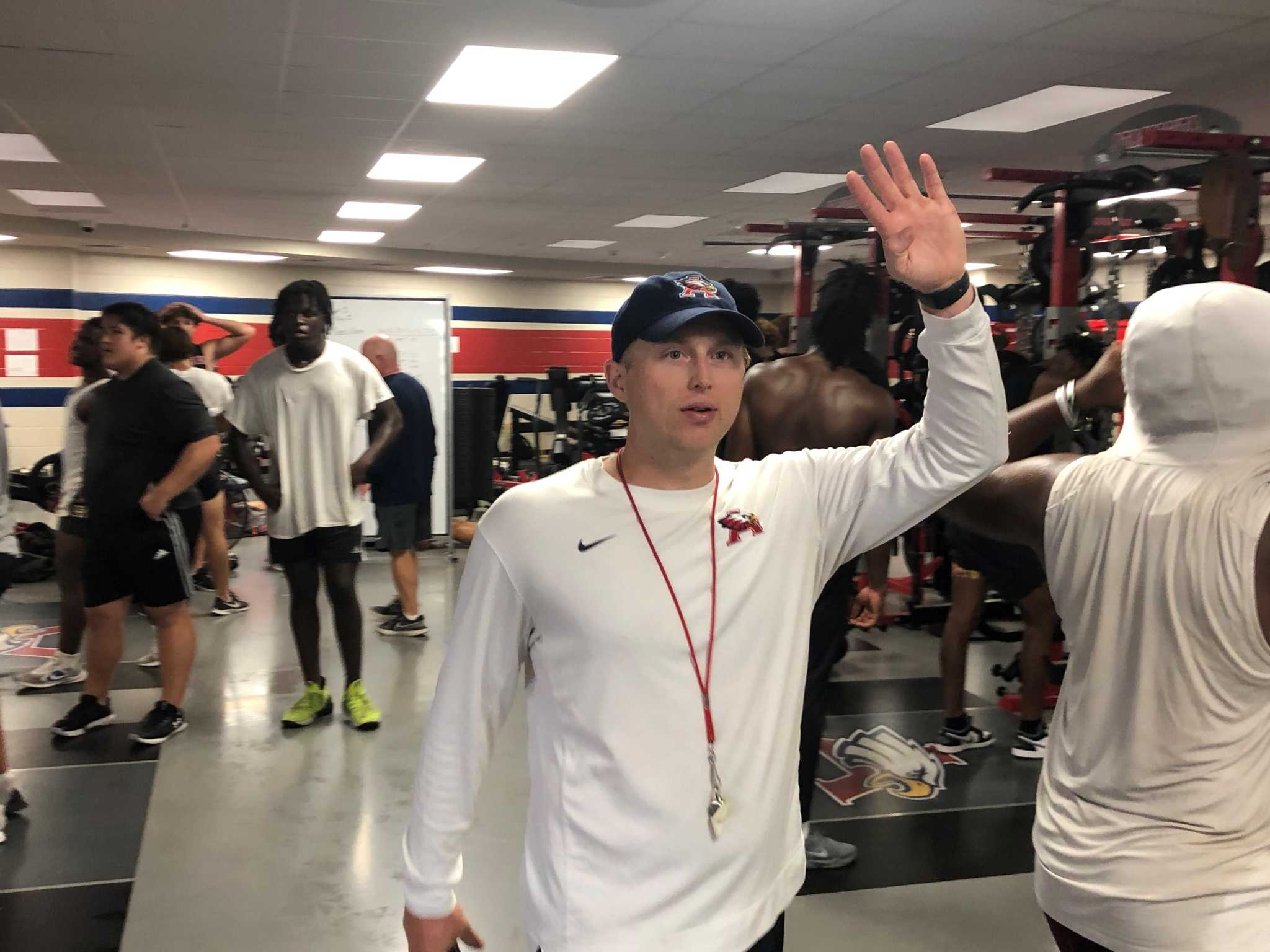 Joshua Stump leading summer workouts for Atascocita football