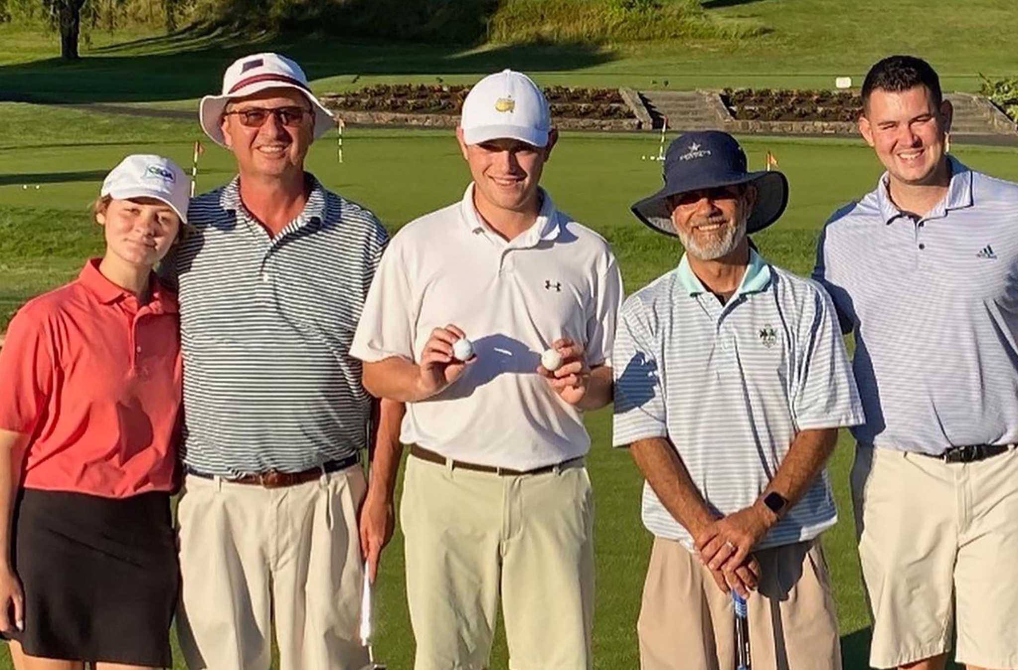 Wilton’s Alex Elia makes 2 holes-in-one practicing for State Amateur