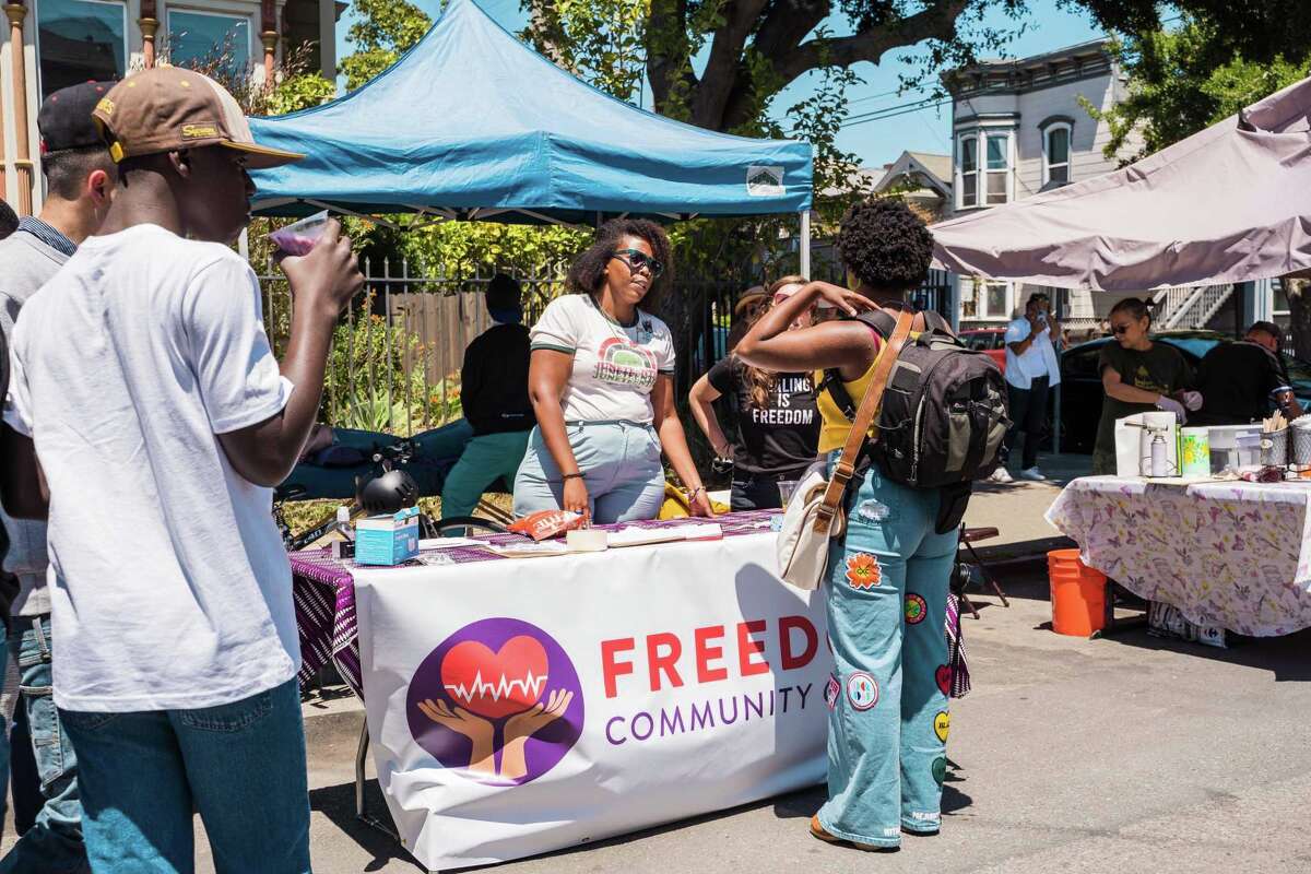 ‘Celebration of freedom’: Juneteenth at Oakland’s mini Black Panther museum