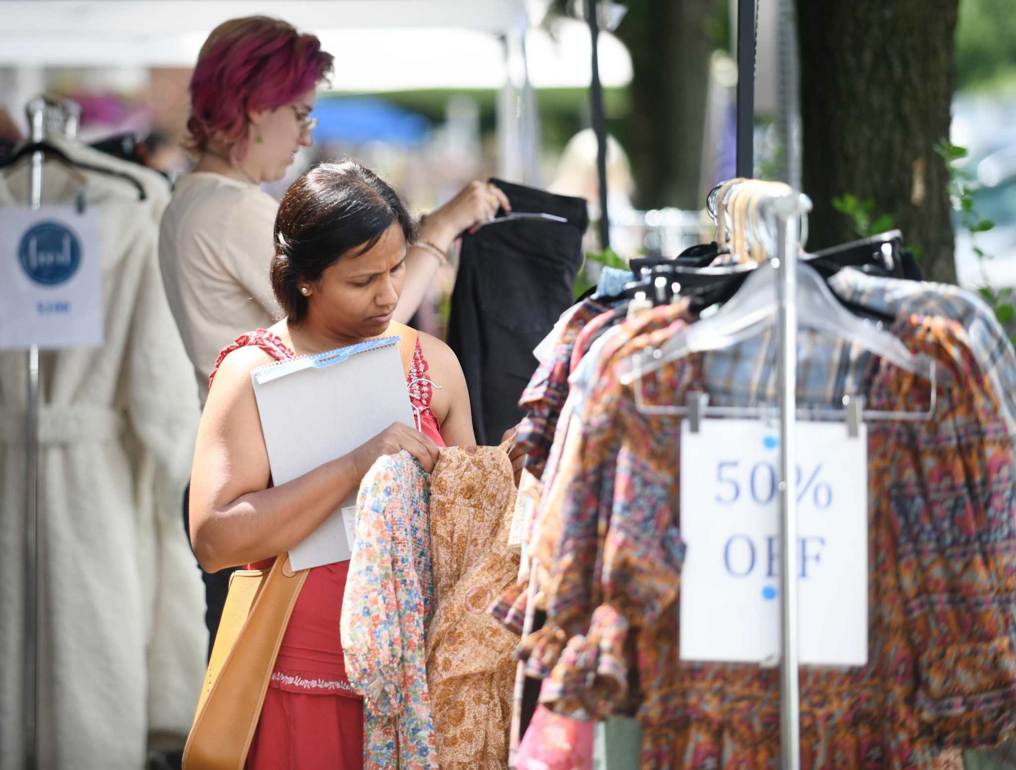 In Photos: Old Greenwich sidewalk sales return to Sound Beach Avenue