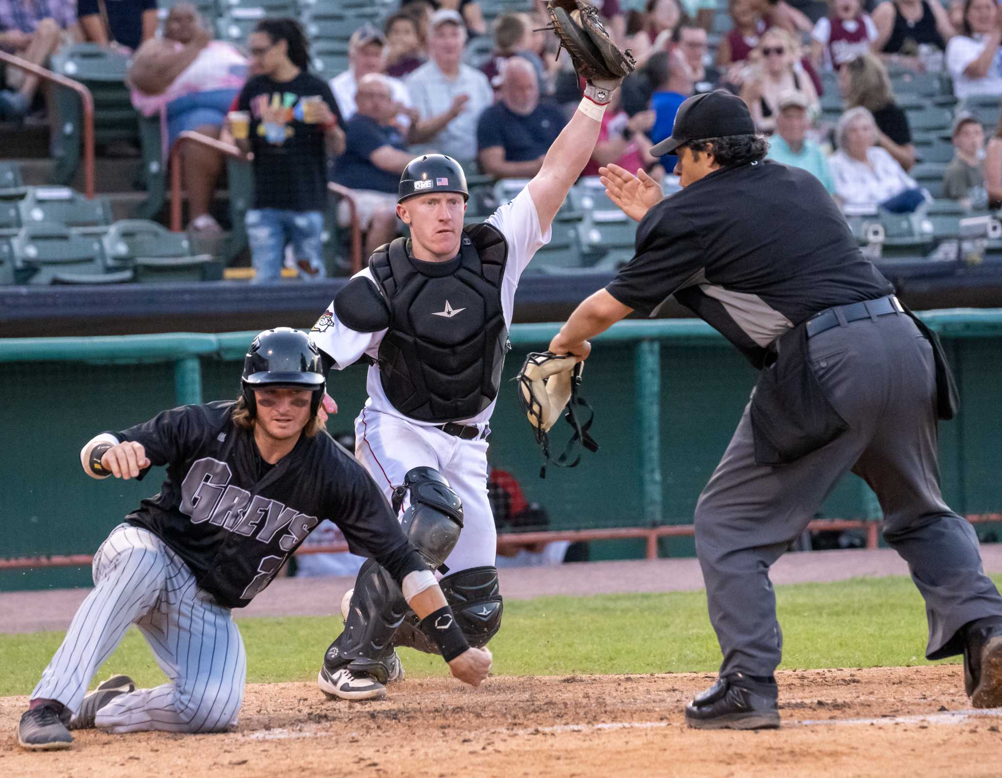 ValleyCats player, hit in face by pitch, eager to return to batter's box