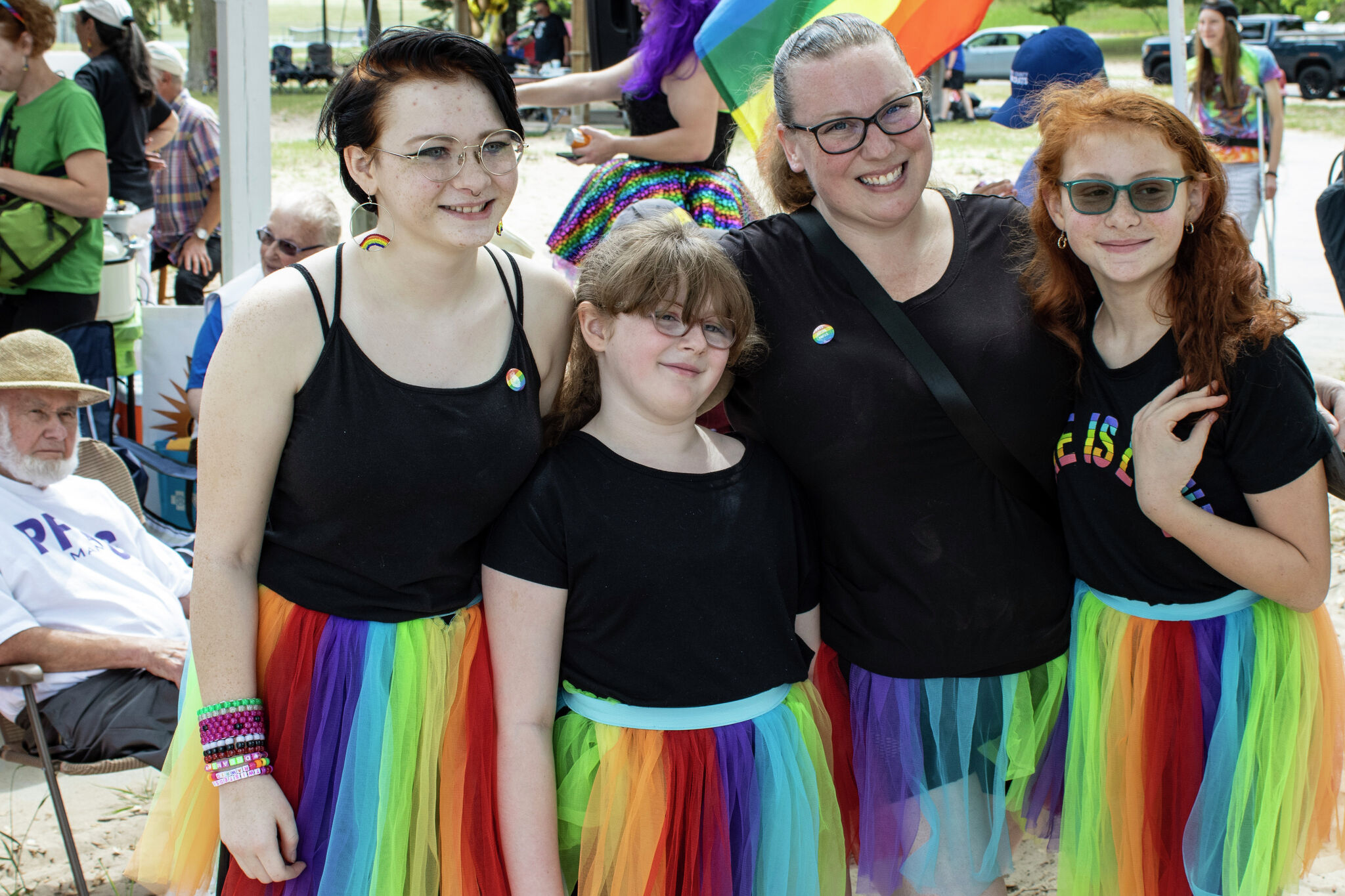 Second Pride in the Park event saw dozens of people at the old Rocket Park