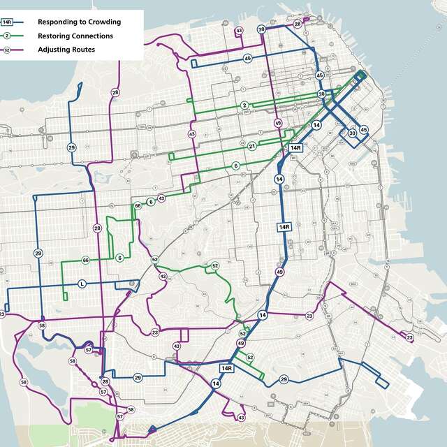 SF Muni bus lines returning after suspension from the pandemic
