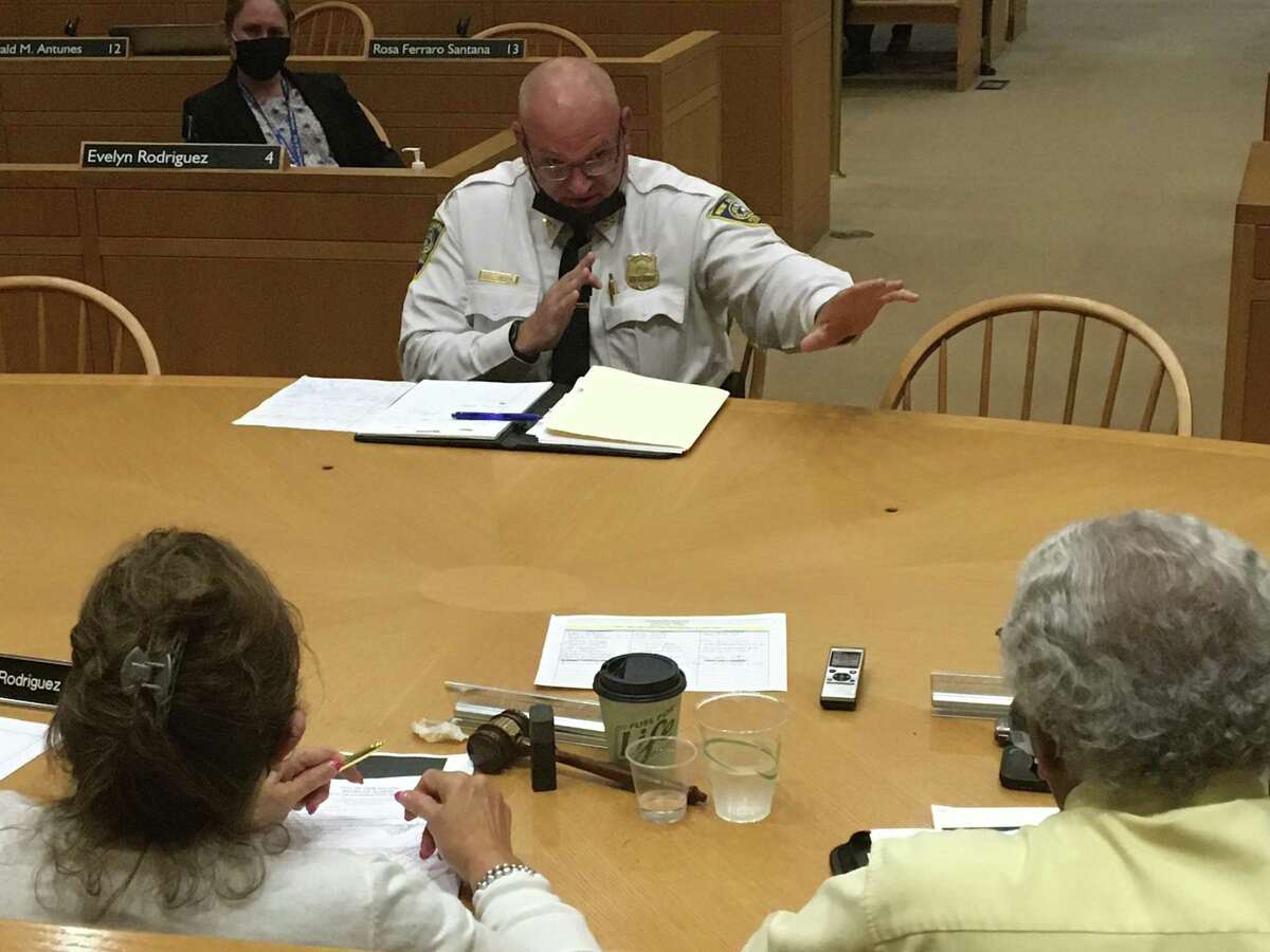 New Haven residents turn out to support Karl Jacobson for police chief