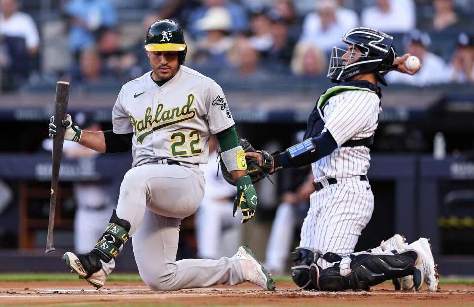 A’s can’t back another Frankie Montas gem, lose 2-1 to Yankees