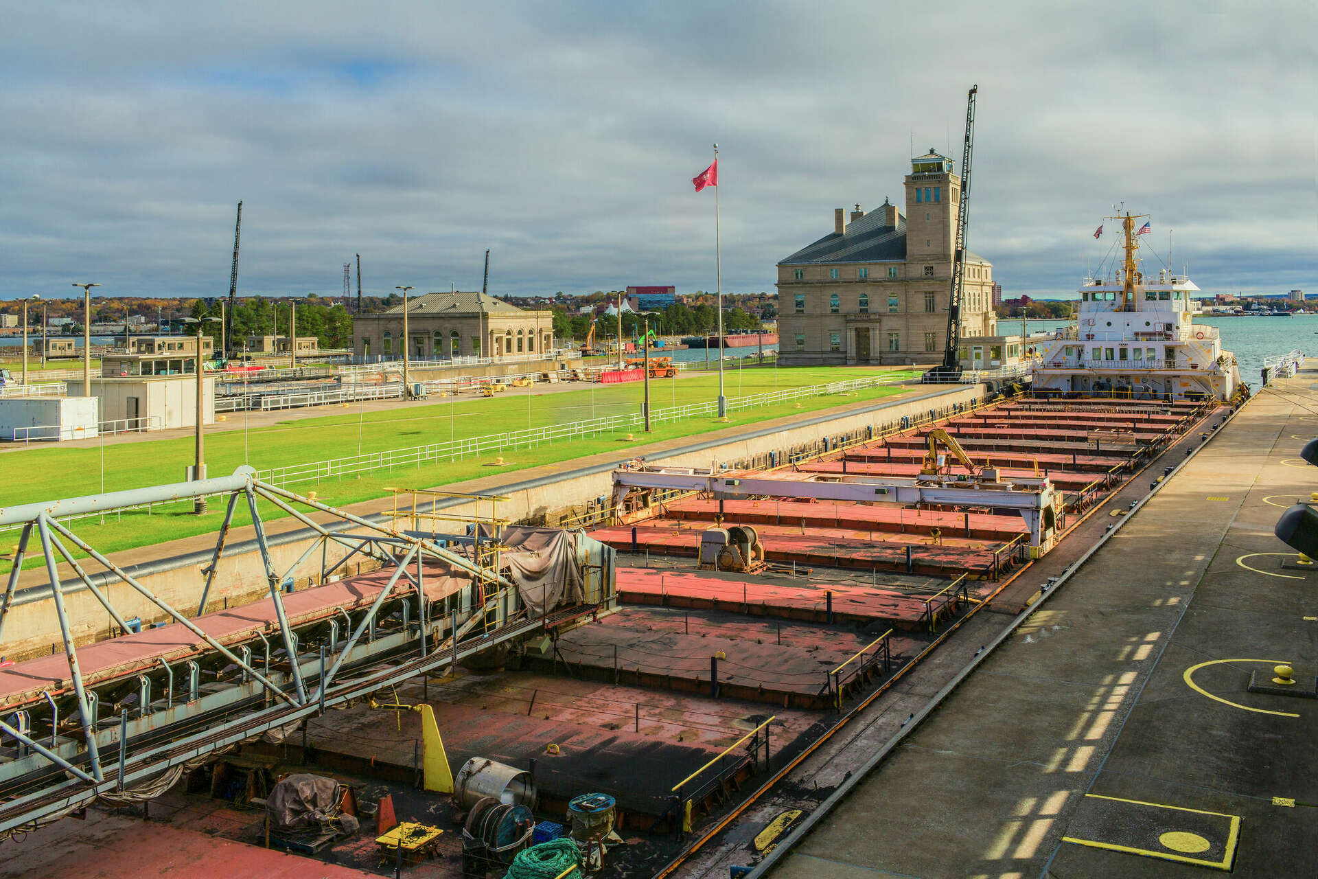 Travel to Sault Ste. Marie, experience the Soo Locks brimming in ...