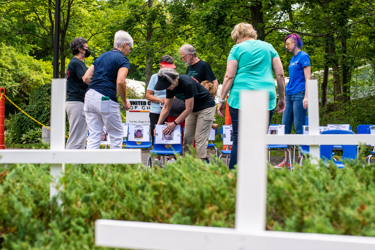 UCC puts on a display acknowledging gun violence and promoting sensible ...